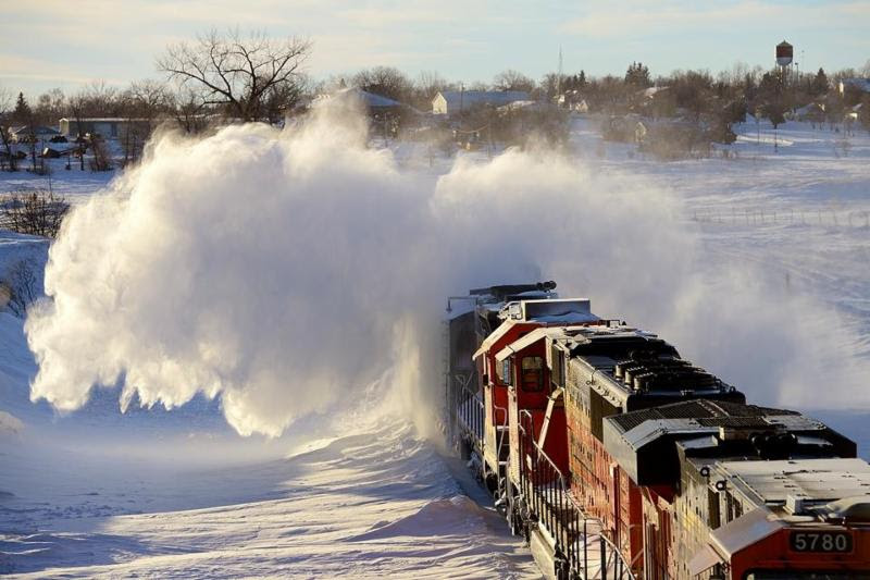 BNSF Crews Clear Snow to Restore Service in Glacier National Park - BNSF Northwest