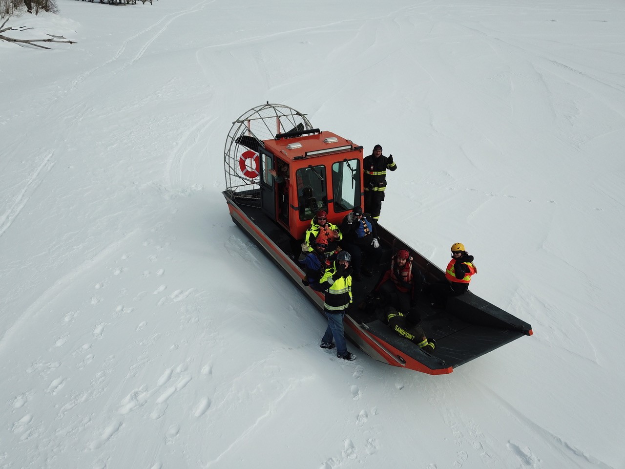 North Idaho First Responders Train on BNSF Airboat, Ice Rescue ...