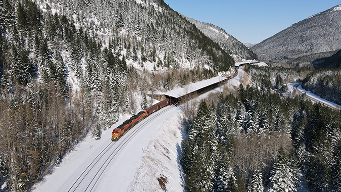 Snow Sheds: A Cool Way to Protect Tracks - BNSF Northwest