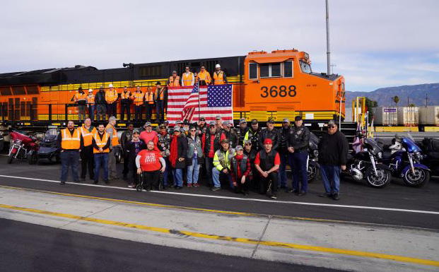 Team BNSF Delivers Respect to Fallen Soldiers - BNSF Northwest